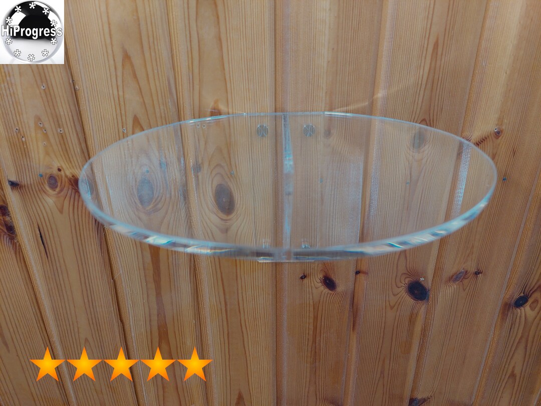 Wall Clear Acrylic Round Plexi-glass Shelf - Etsy