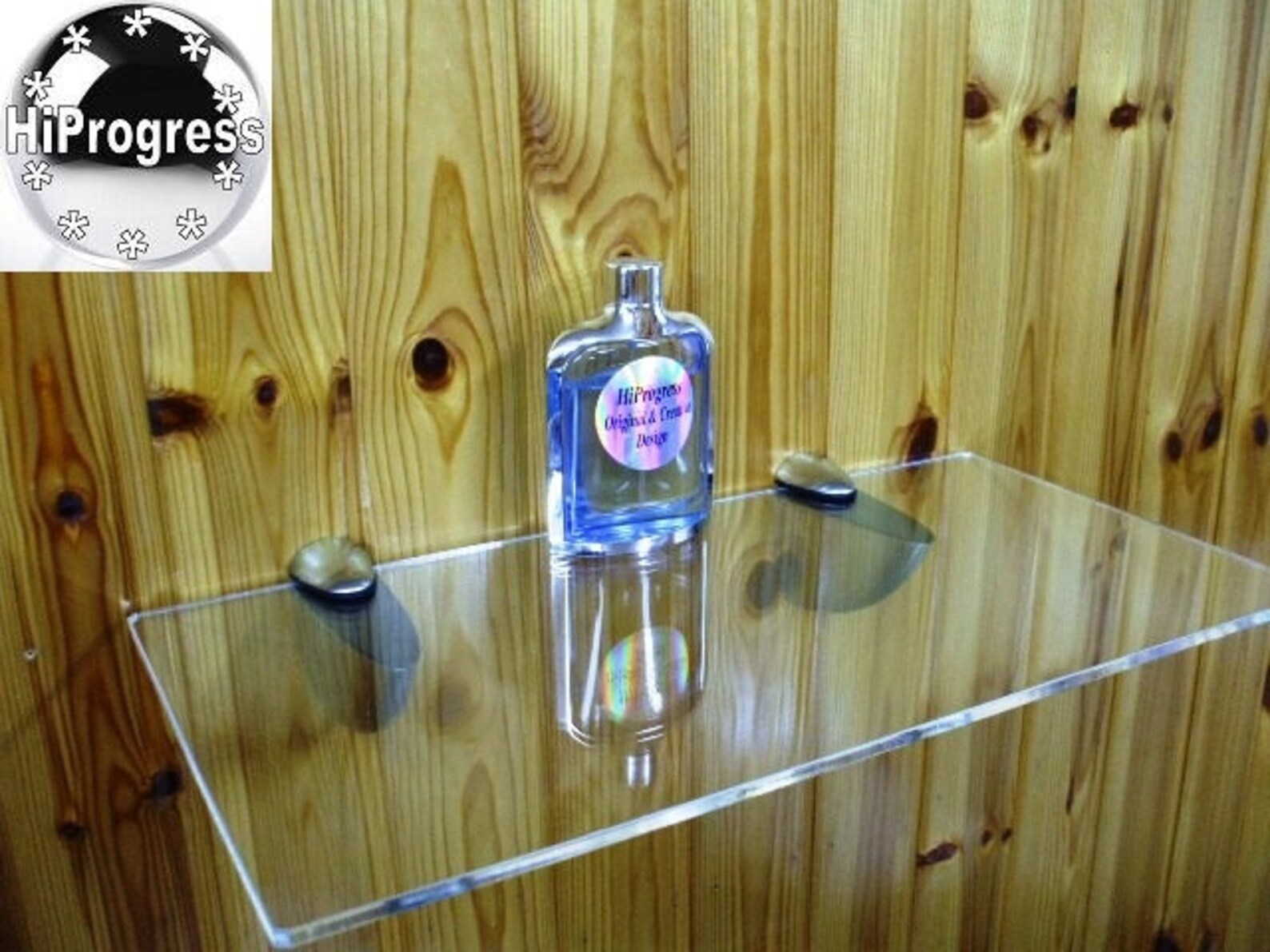 Large Wall Clear Transparent Acrylic Shelf With Large Two XL - Etsy