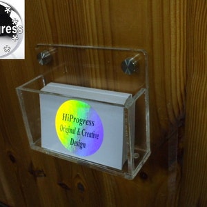 Wall Hanging Business Cards Holder Stand Display Easel - Etsy