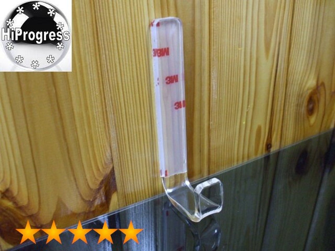 Clear Transparent Acrylic Hook for Wall Installation - Etsy