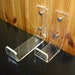 Custom Clear Acrylic Hook Holder Bracket Support for Wall Installation ...