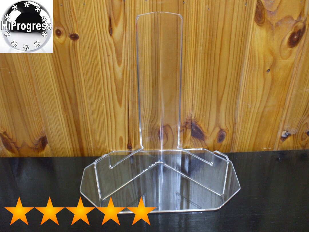 Acrylic Holder Stand Display for Large Plate, Plaque or Framed Picture ...