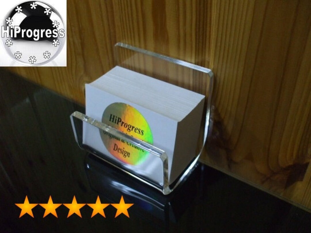 Office Table Business Cards, Notes, Chits and Papers Holder Stand - Etsy