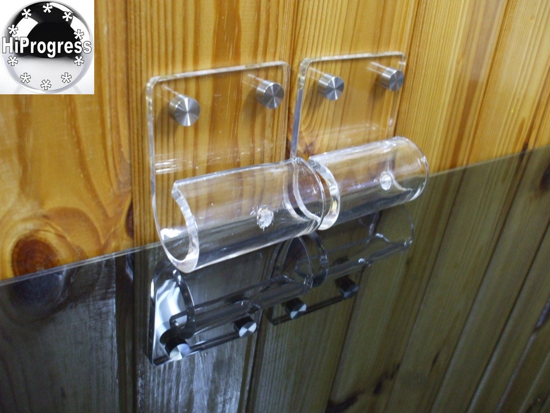 Two Pcs Clear Acrylic Brackets Holders Supports for Window - Etsy