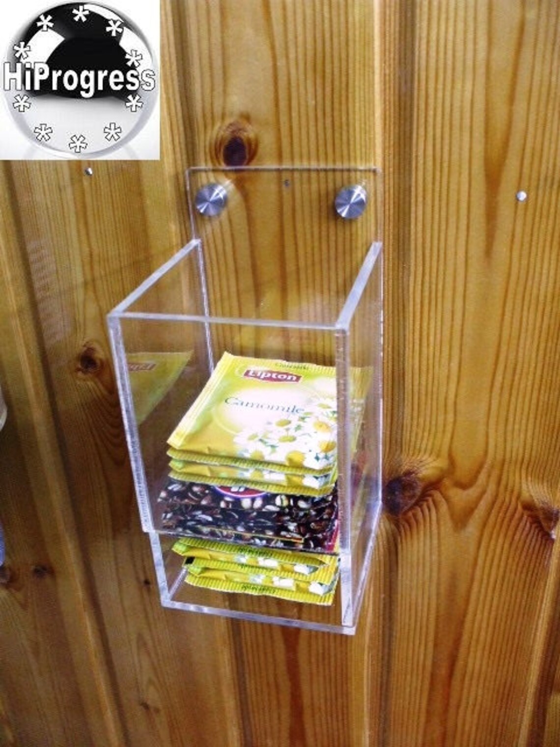 Clear Acrylic Wall Holder Organizer Dispenser for Tea Coffee - Etsy