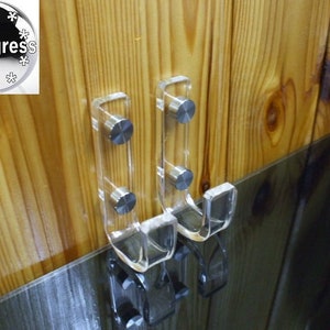 Clear Acrylic Hook for Wall Installation - Etsy