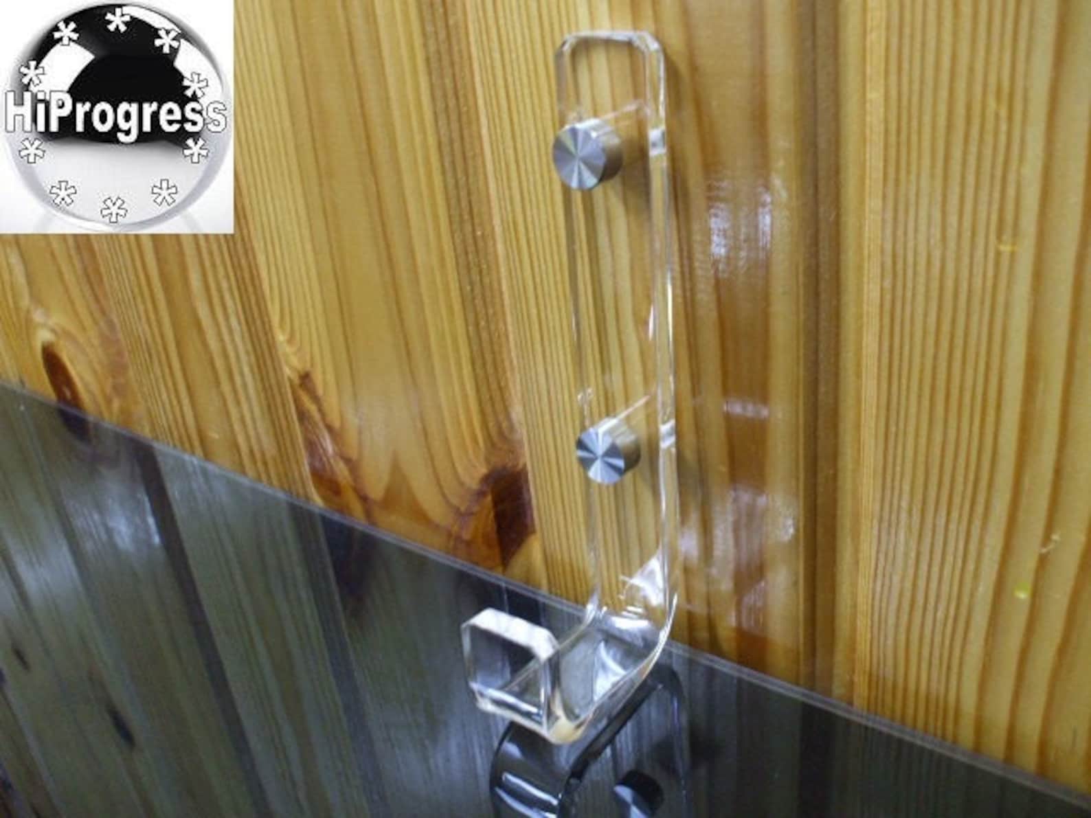 Clear Acrylic Hook for Wall Installation | Etsy