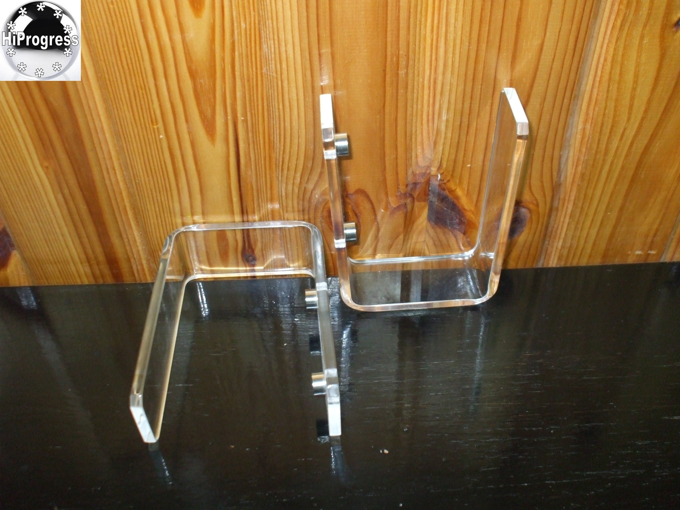 Custom Clear Acrylic U Holder Bracket Support Hook for Wall | Etsy