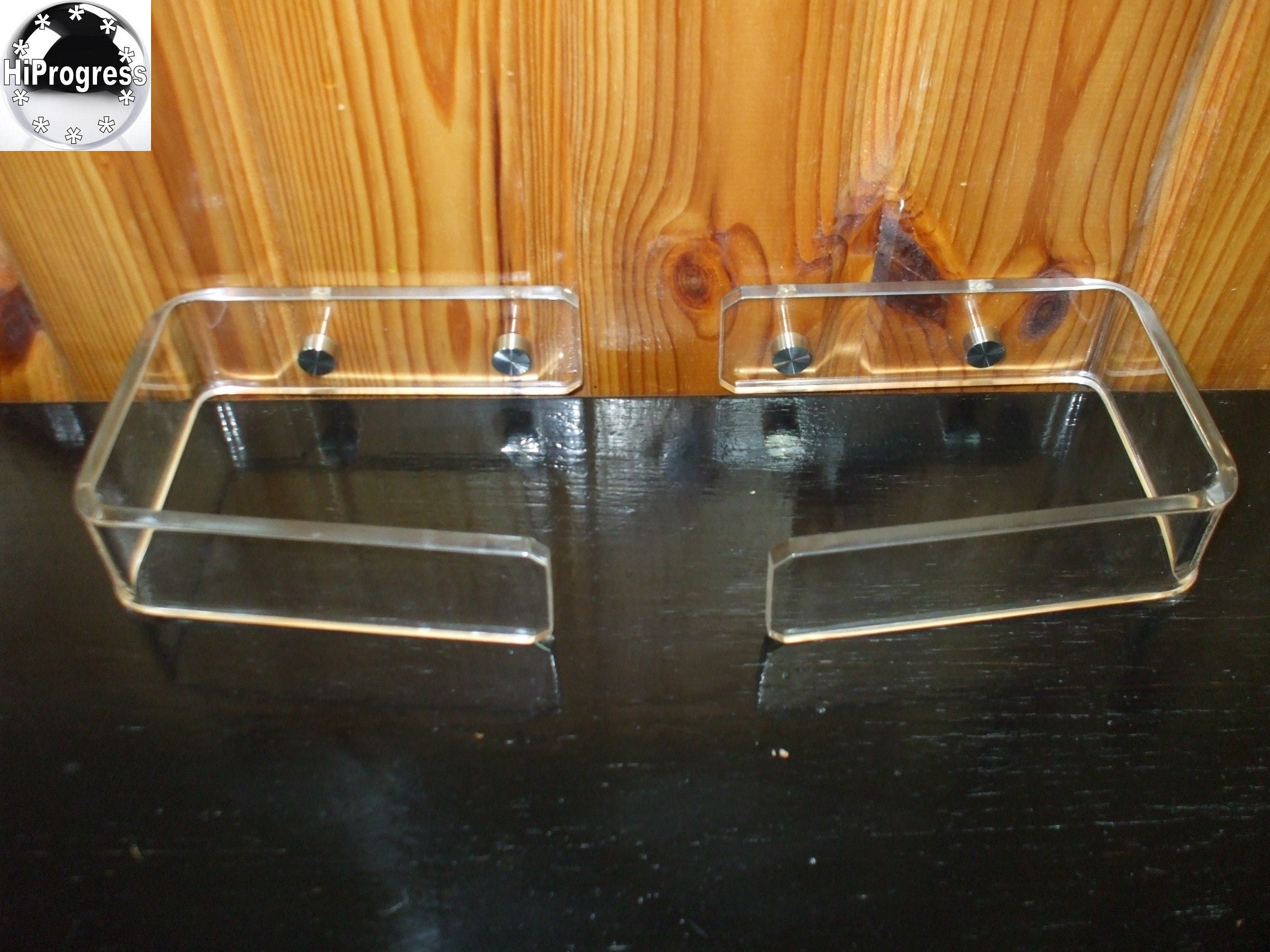 Custom Clear Acrylic U Holder Bracket Support Hook for Wall ...