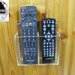 TWO TV Cable or Satellite Decoder Receiver Remote Controls Wall Holder ...