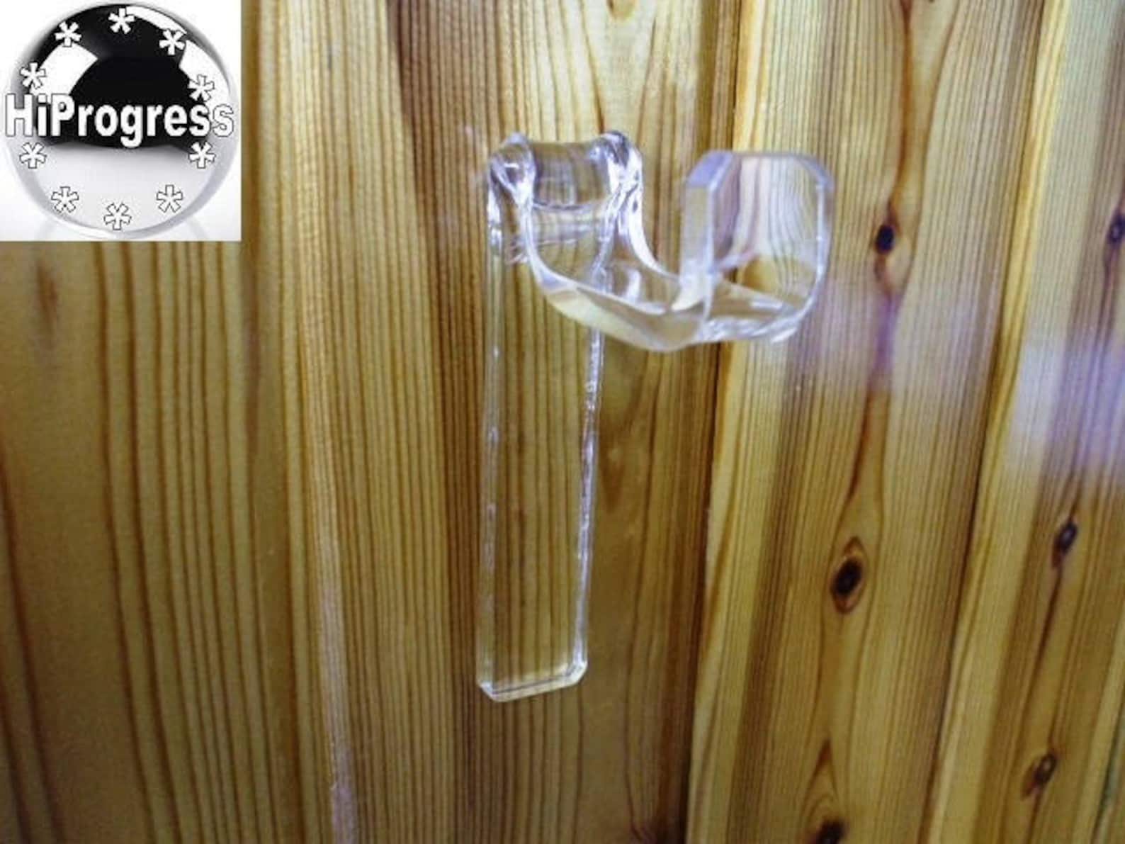 Clear Transparent Acrylic Hook for Kitchen Bathroom Wall Installation ...