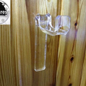 Clear Transparent Acrylic Hook for Kitchen Bathroom Wall Installation ...