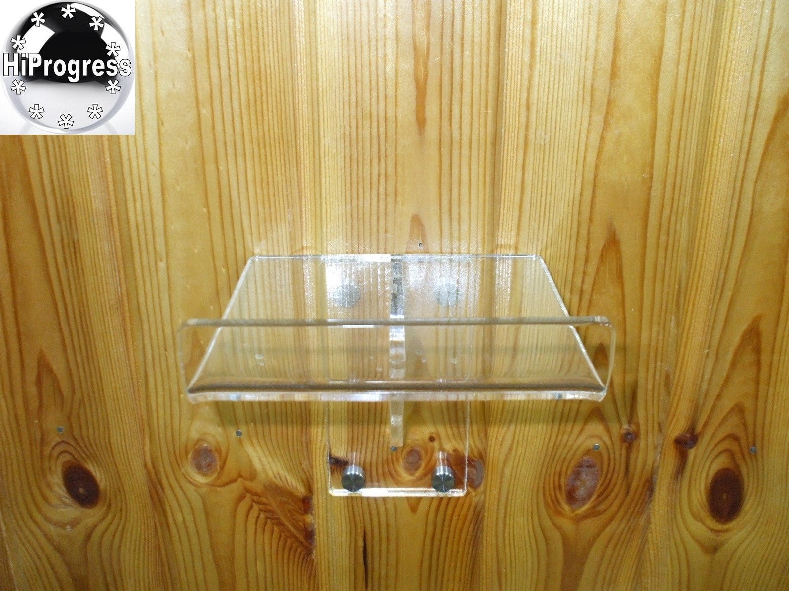 Wall Clear Acrylic Plexi-glass Square Shelf With With Edge & | Etsy