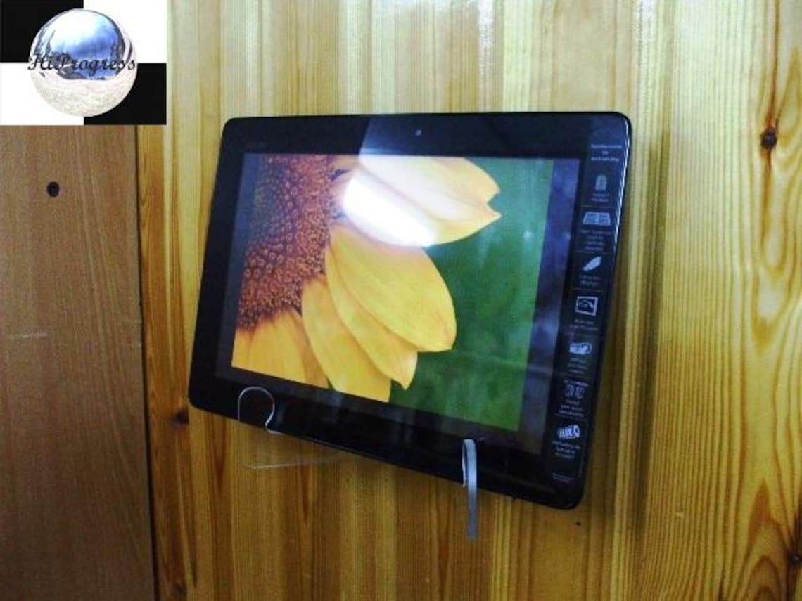 Universal Acrylic Wall Hanging Holder Display Mount for Tablet - Etsy