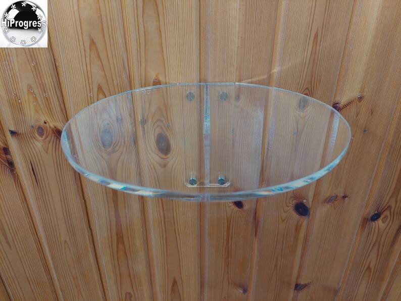 Wall Clear Acrylic Round Plexi-glass Shelf - Etsy