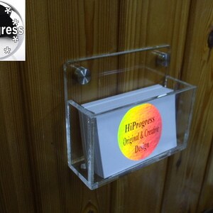 Wall Hanging Business Cards Holder Stand Display Easel - Etsy