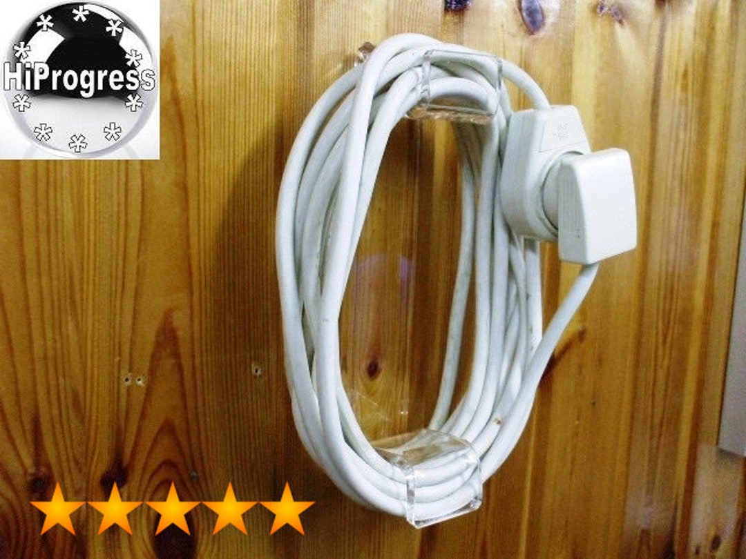 Clear Acrylic Hook for Electrical Power Extension Cable, Cord, Wire ...