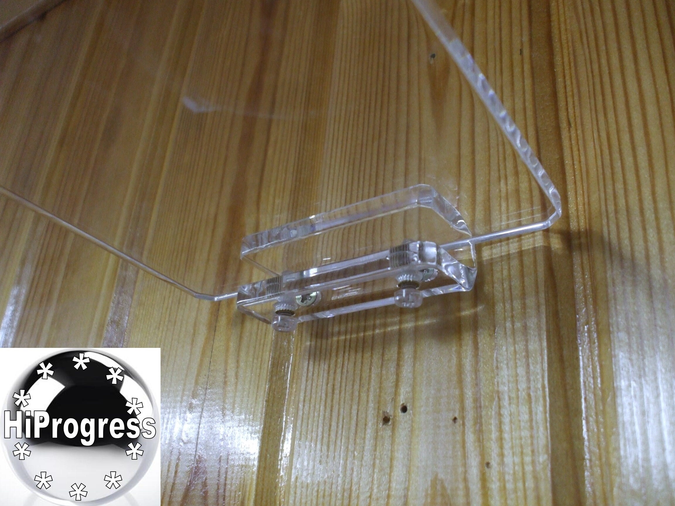 Clear Acrylic Bracket Support Clamp Mount for 6mm to 10mm Glass or ...