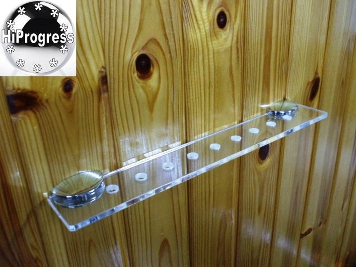 Elegant Clear Acrylic Wall Holder Mount Rack Organizer for | Etsy