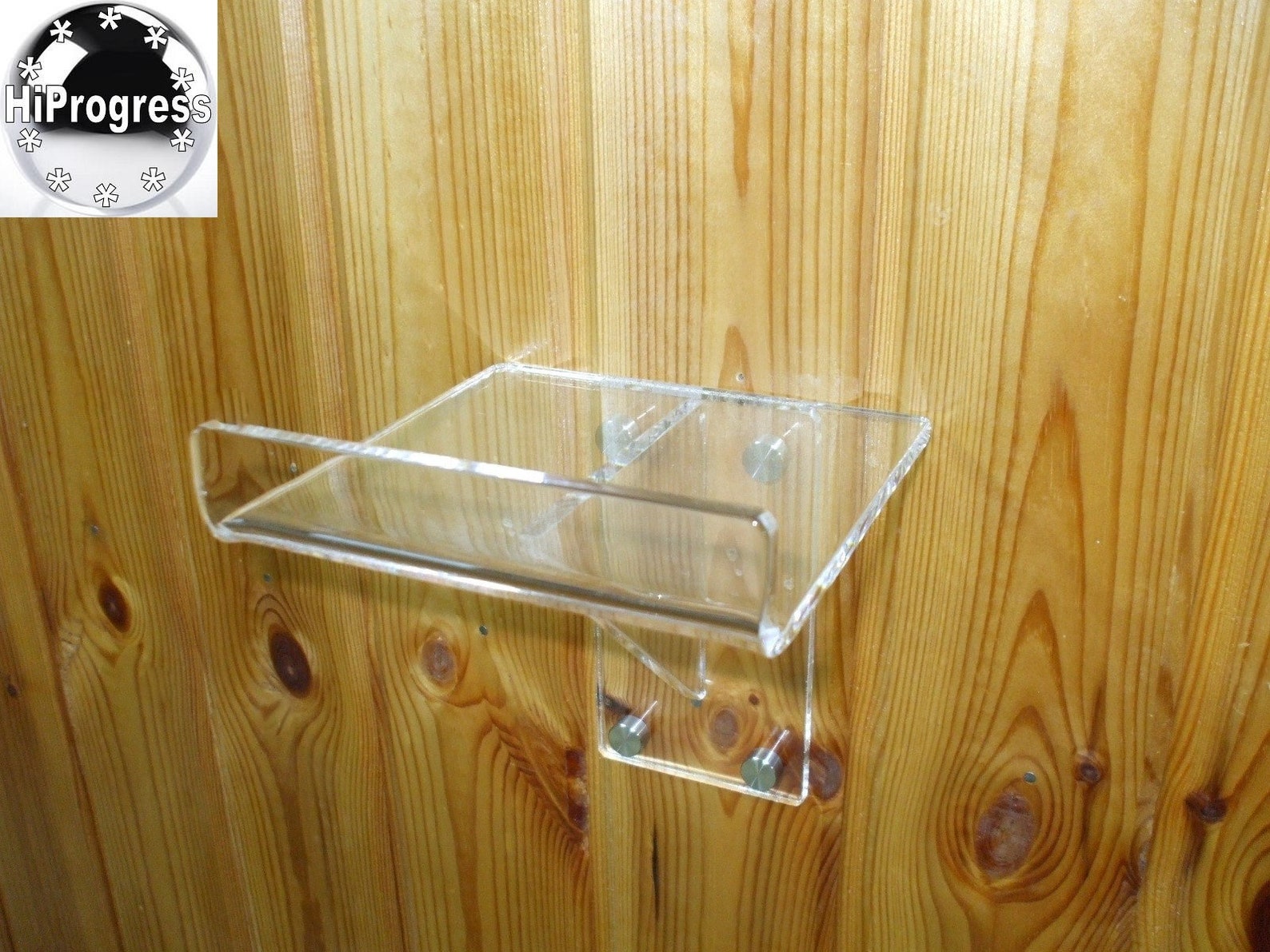 Wall Clear Acrylic Plexi-glass Square Shelf With With Edge & | Etsy