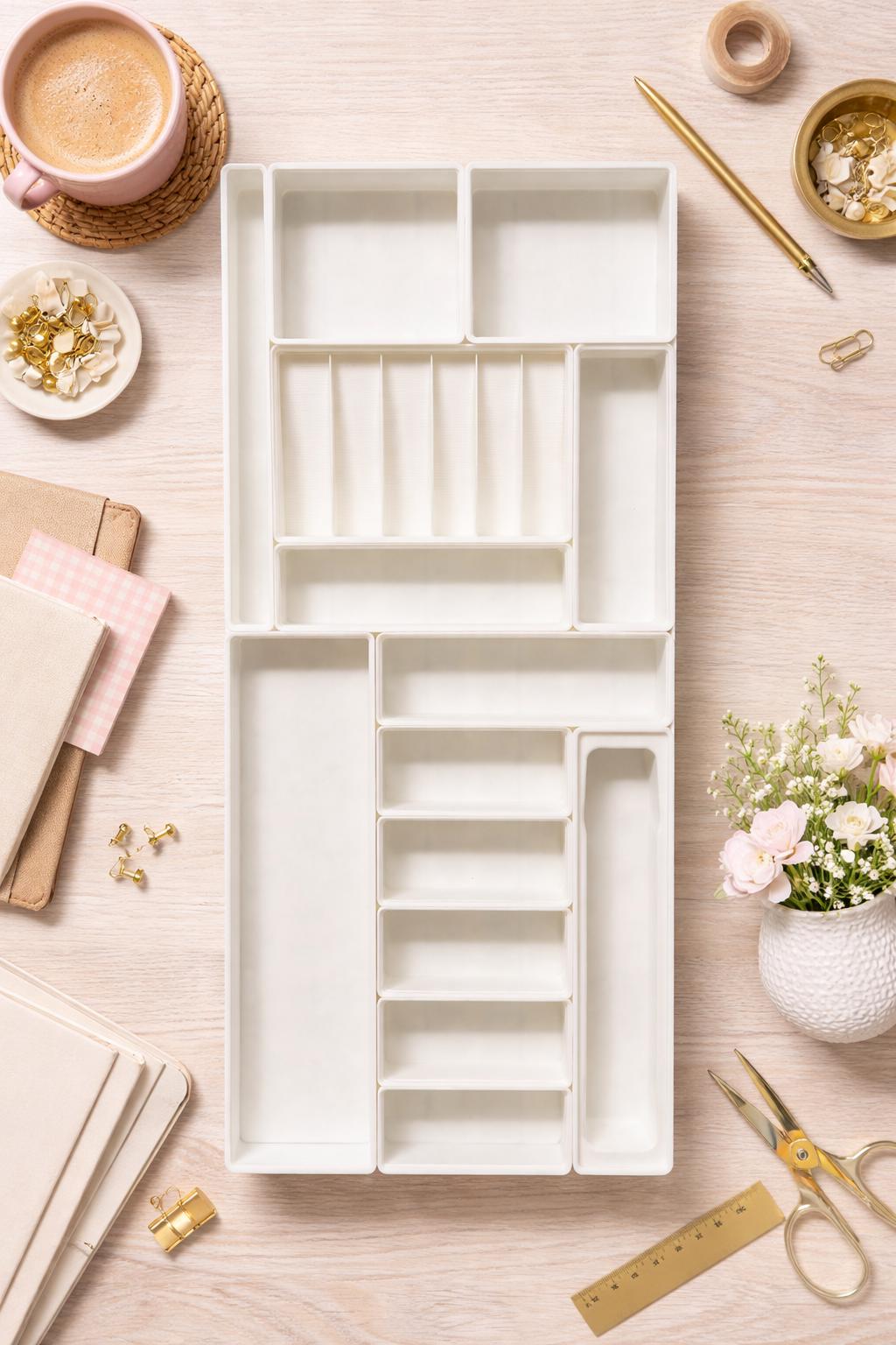 Bathroom Drawer Organizer Gridfinity Bins | Custom Makeup | Modular ...