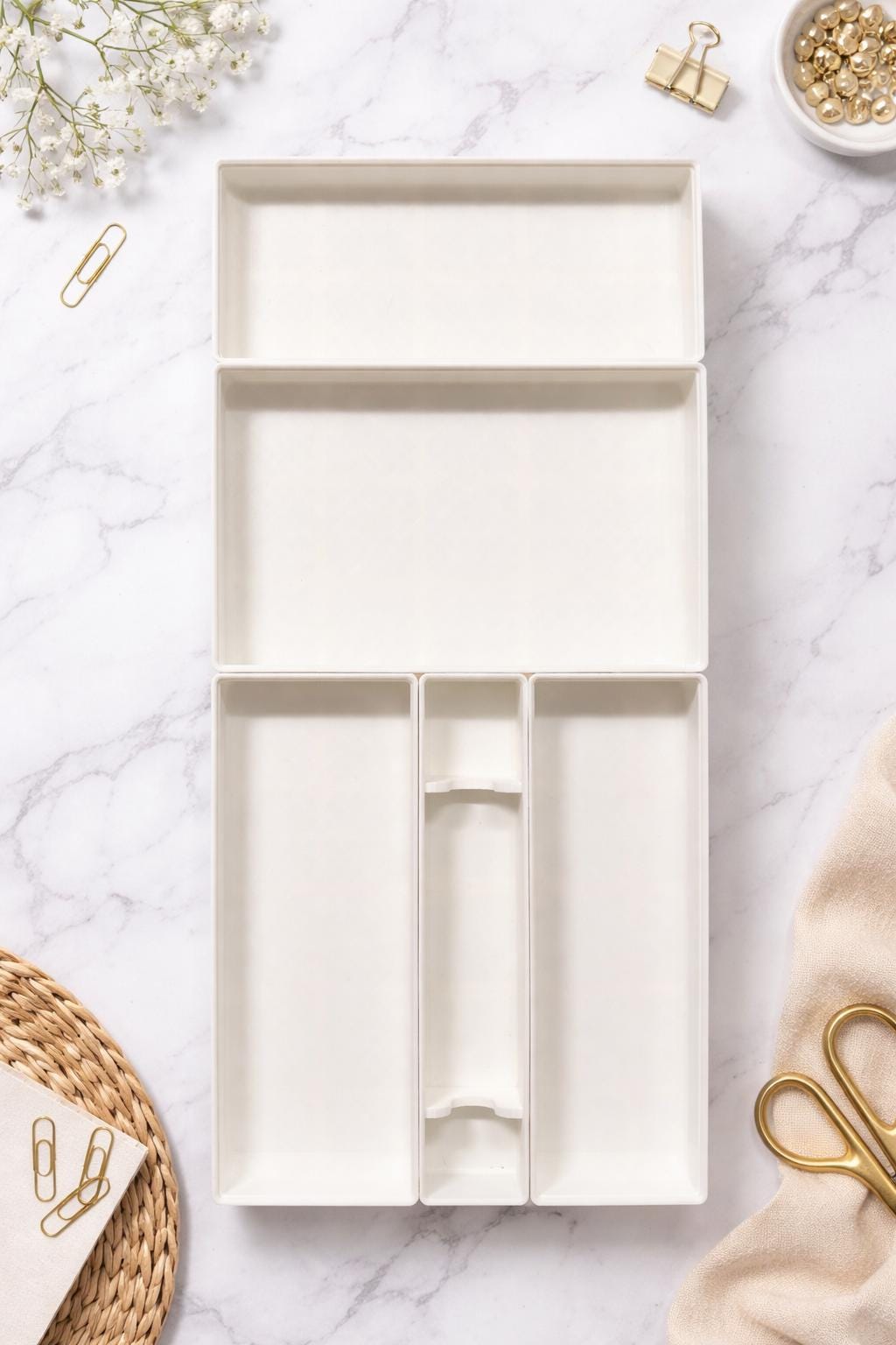 Bathroom Drawer Organizer Gridfinity Bins | Custom Makeup | Modular ...