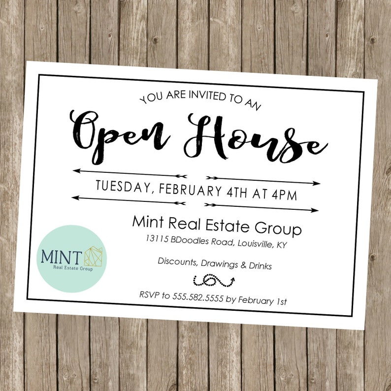 Printable Grand Opening or Open House Invitations - Etsy