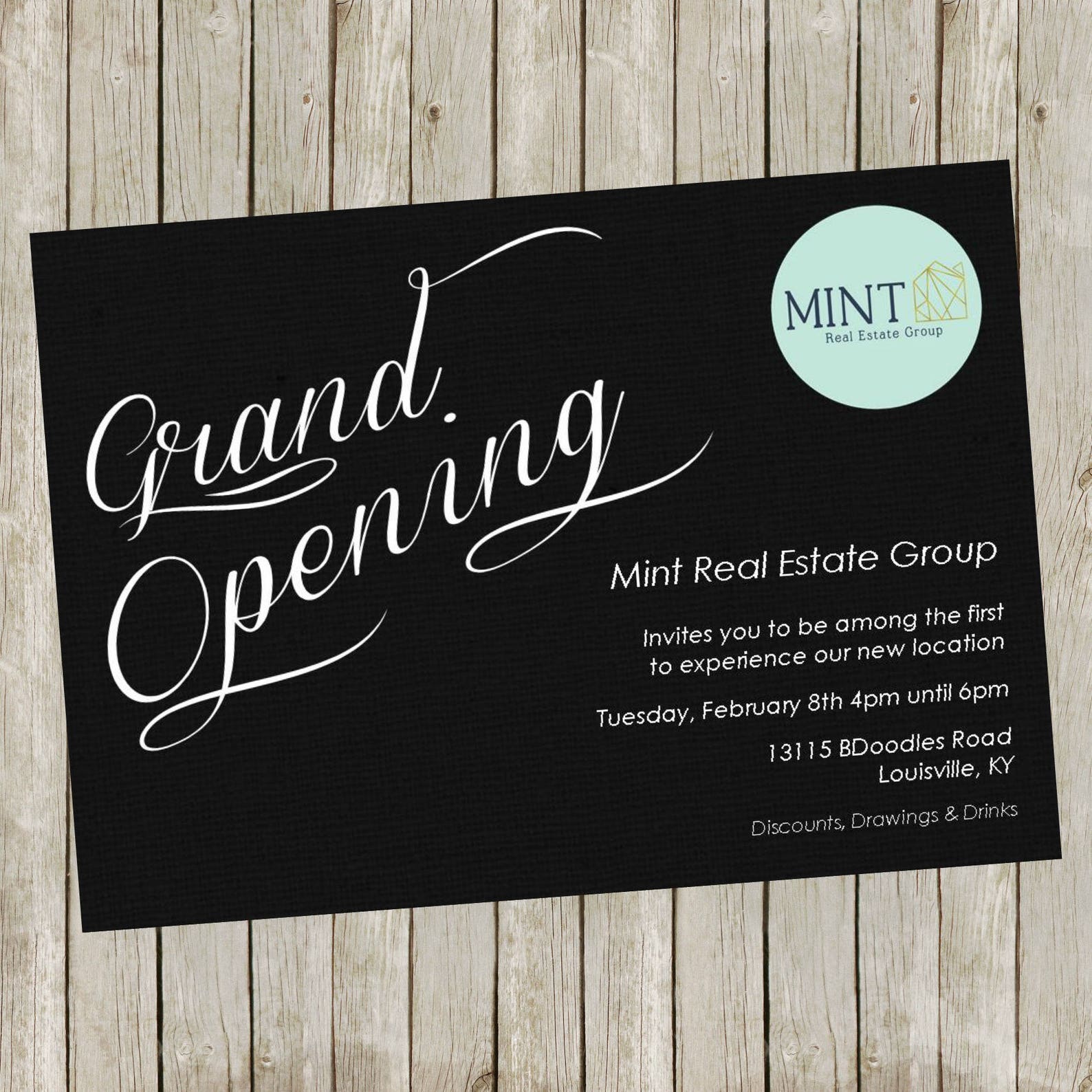 Printable Grand Opening or Open House Invitations | Etsy