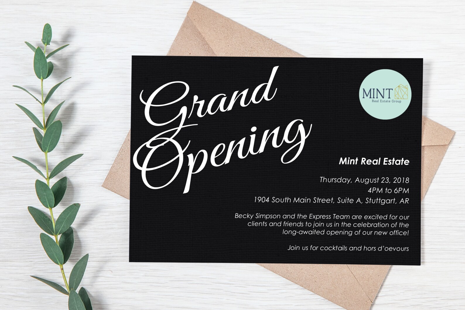 Printable Grand Opening or Open House Invitations | Etsy