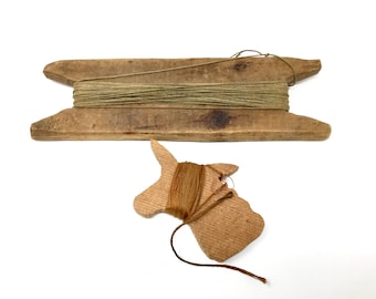 Wood string holder | Etsy