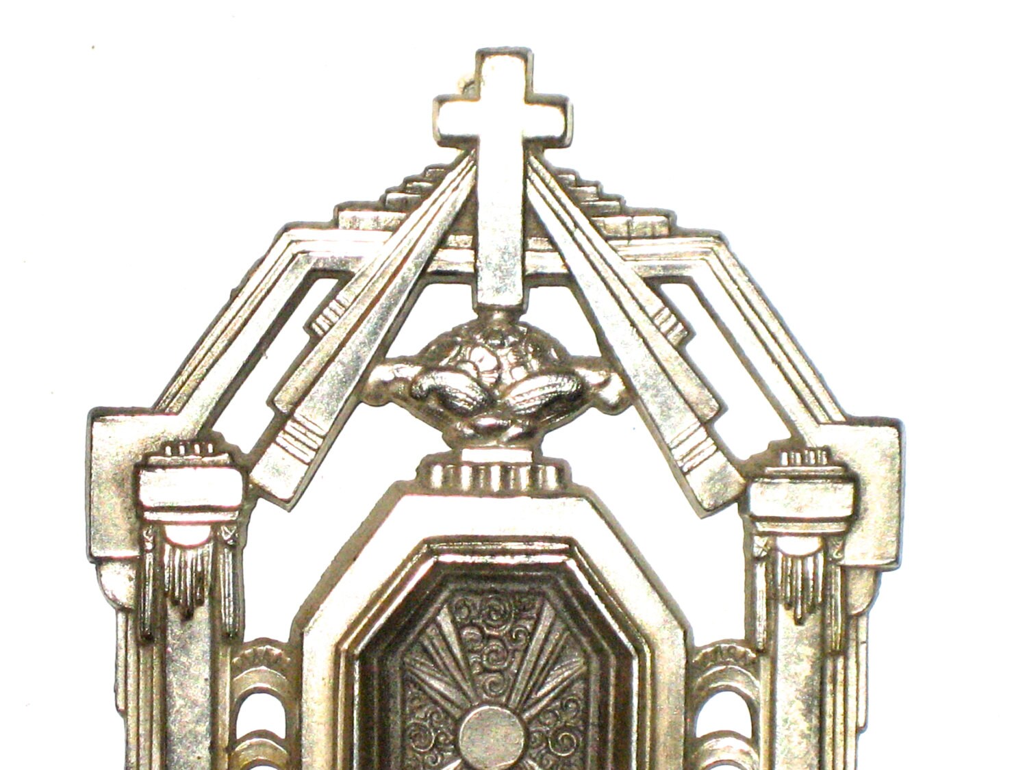 Vintage Metal Virgin Mary Font Made in France - Etsy