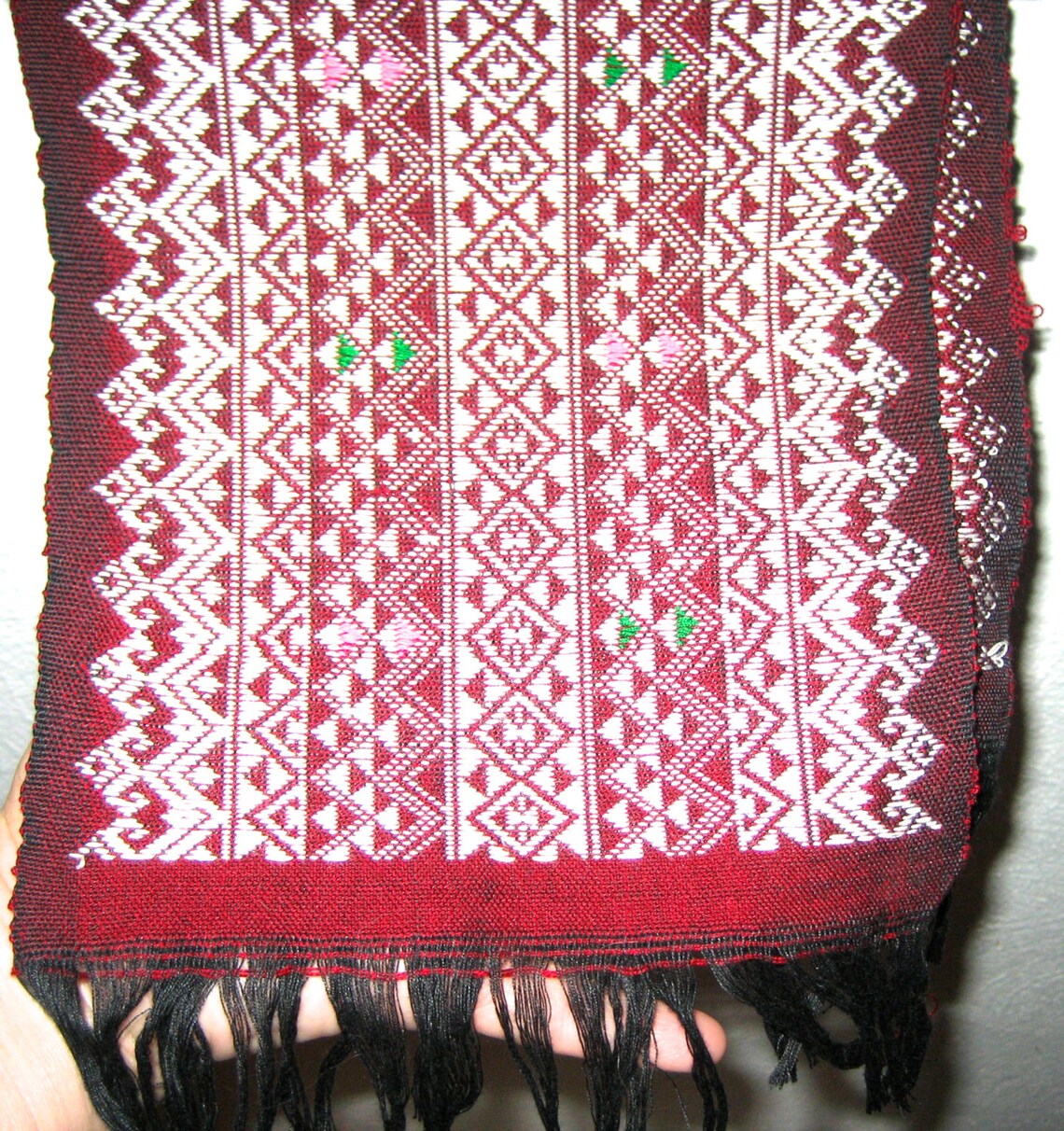 Vintage Weaving Wide Belt or Table Runner Backstrap Loom Size - Etsy