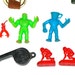 Vintage Lot of Plastic Toys Cowboys Soldiers Dragnet Whistle - Etsy