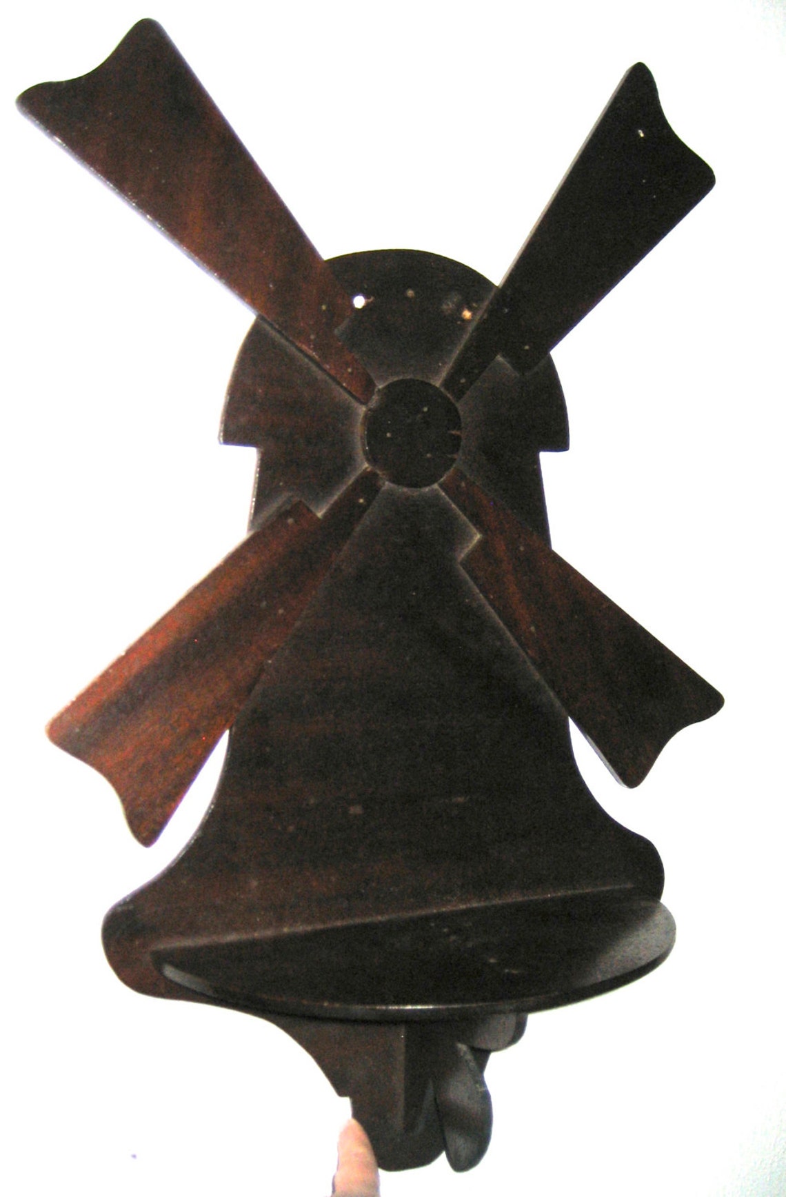 Vintage Handmade Wood Shelf Wall Hanging in a Windmill Shape - Etsy