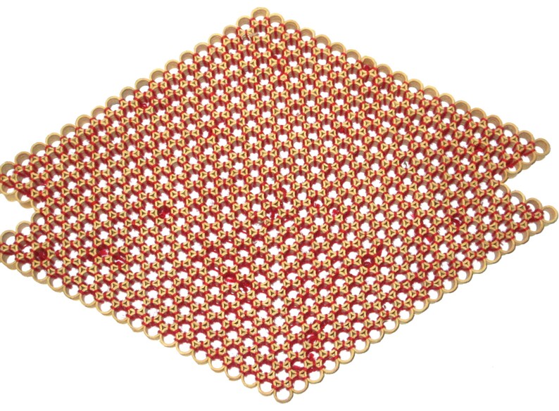 Vintage Thread and Bead Handmade Trivet Table Mat - Etsy