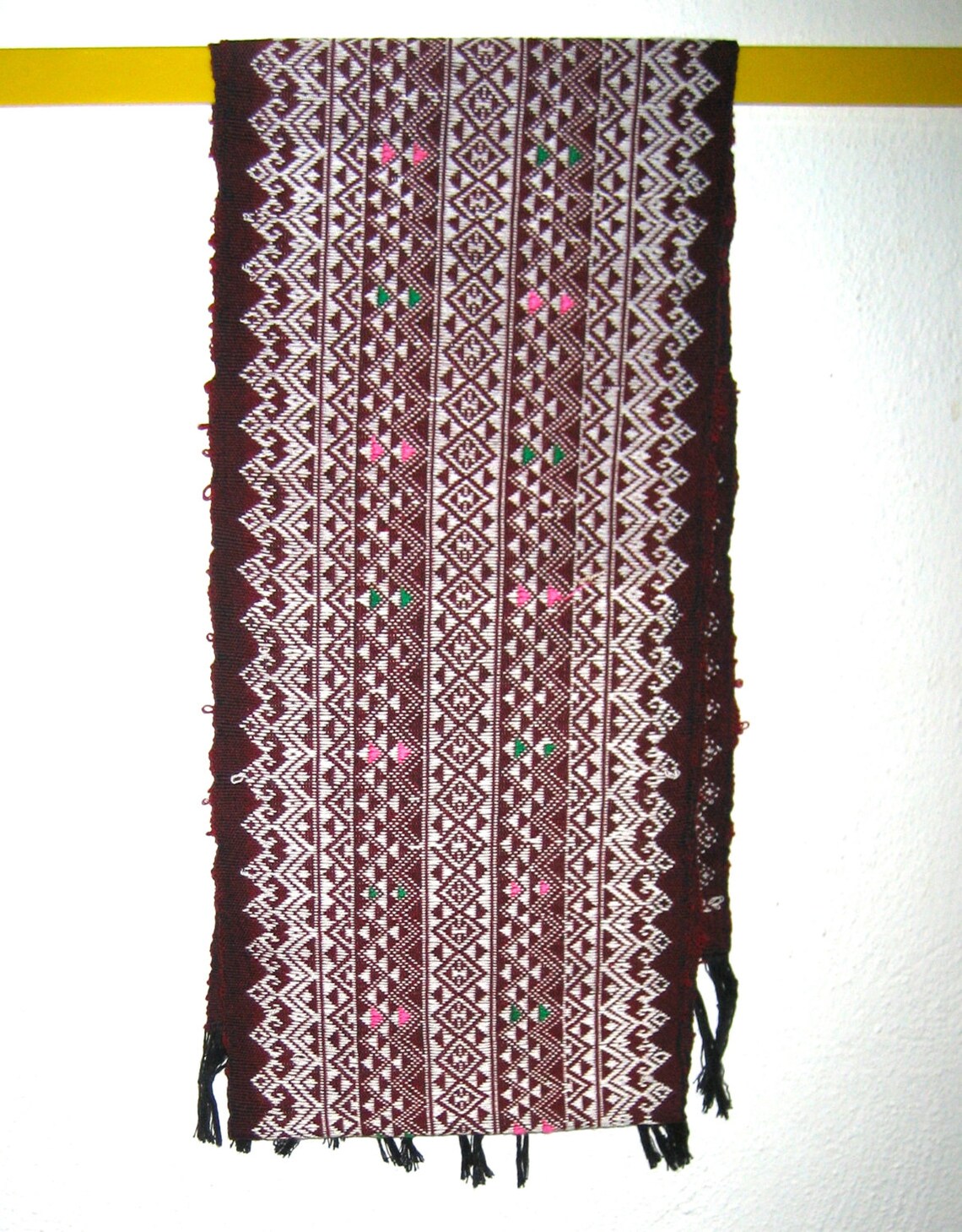 Vintage Weaving Wide Belt or Table Runner Backstrap Loom Size - Etsy