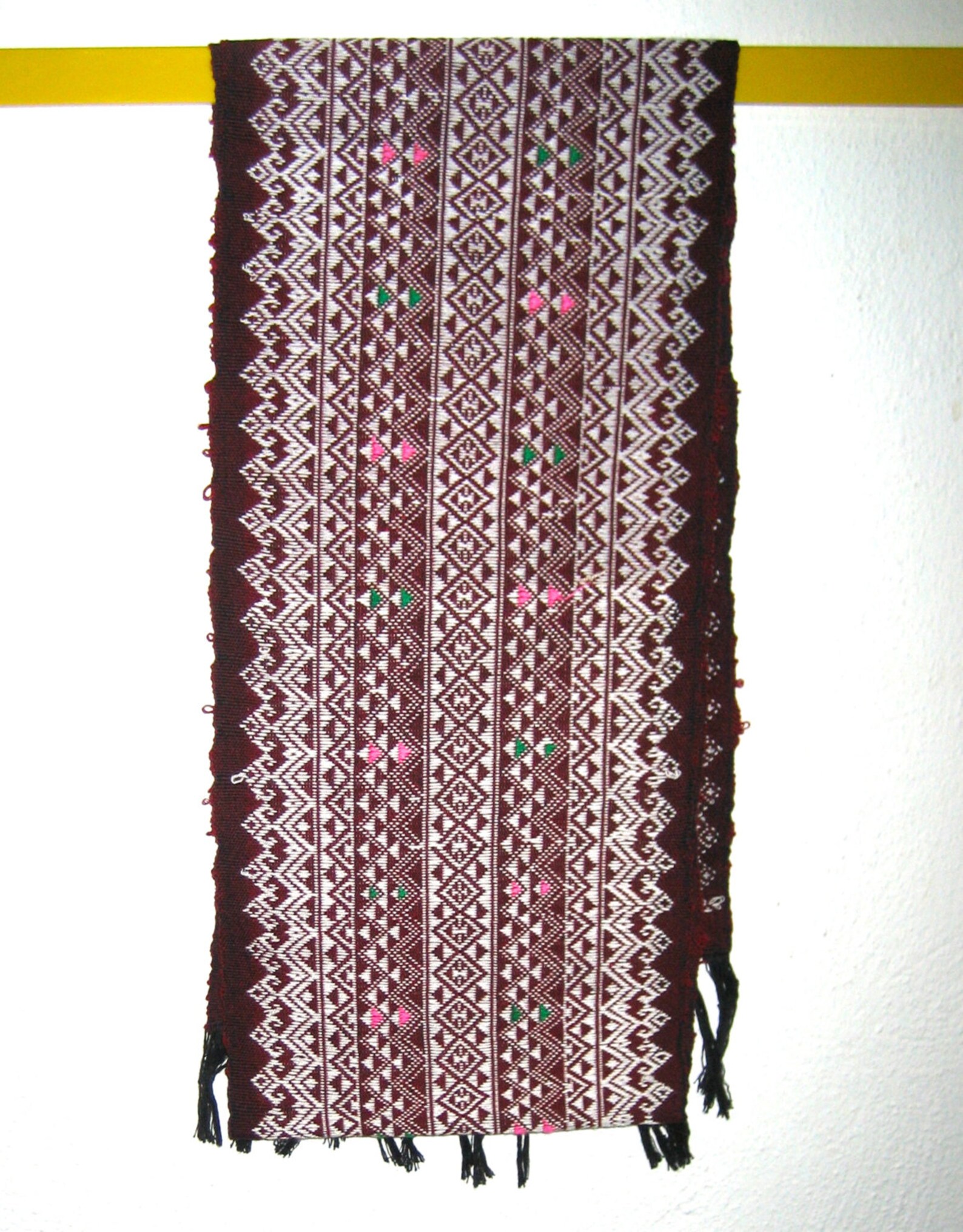 Vintage Weaving Wide Belt or Table Runner Backstrap Loom Size - Etsy