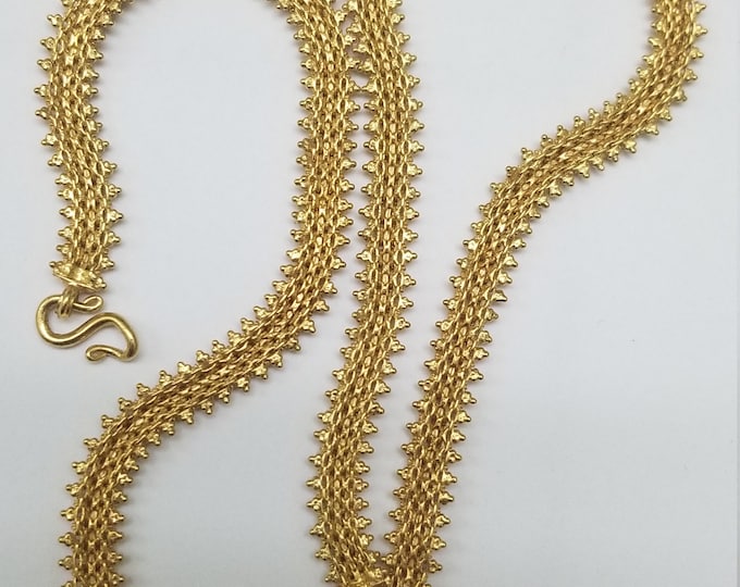 23k Gold Bracelet - 23k Bracelet - 23K Chain - Recycled Gold Chain ...