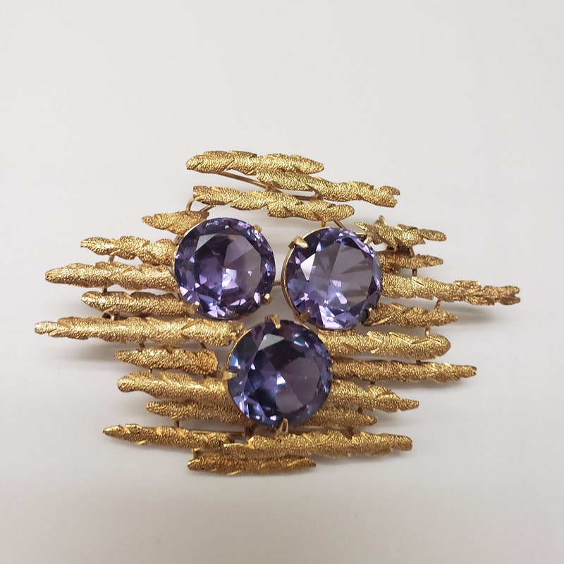 Alexandrite Brooch - Etsy