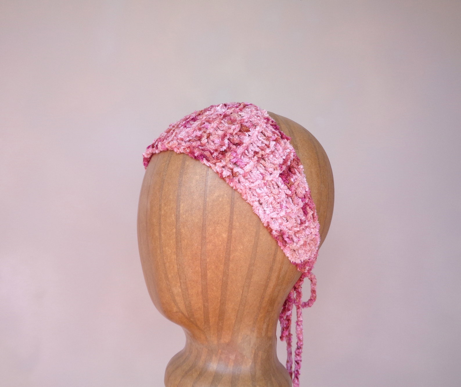 Lace String Headband CHOOSE Color Adjustable Tie Back Hand - Etsy