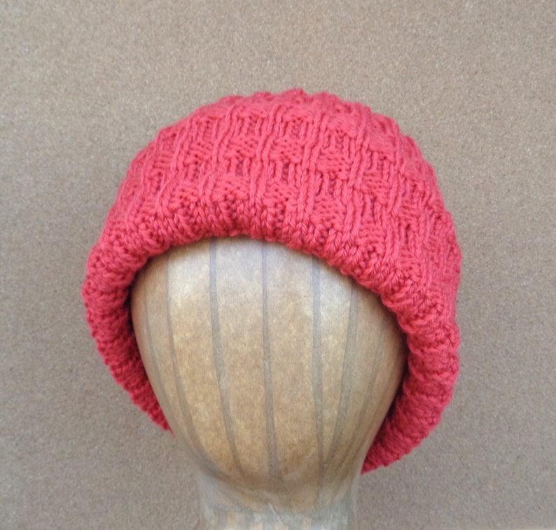 Cinnamon Red Hat for Men Hand Knit Warm Wool Watch Cap - Etsy