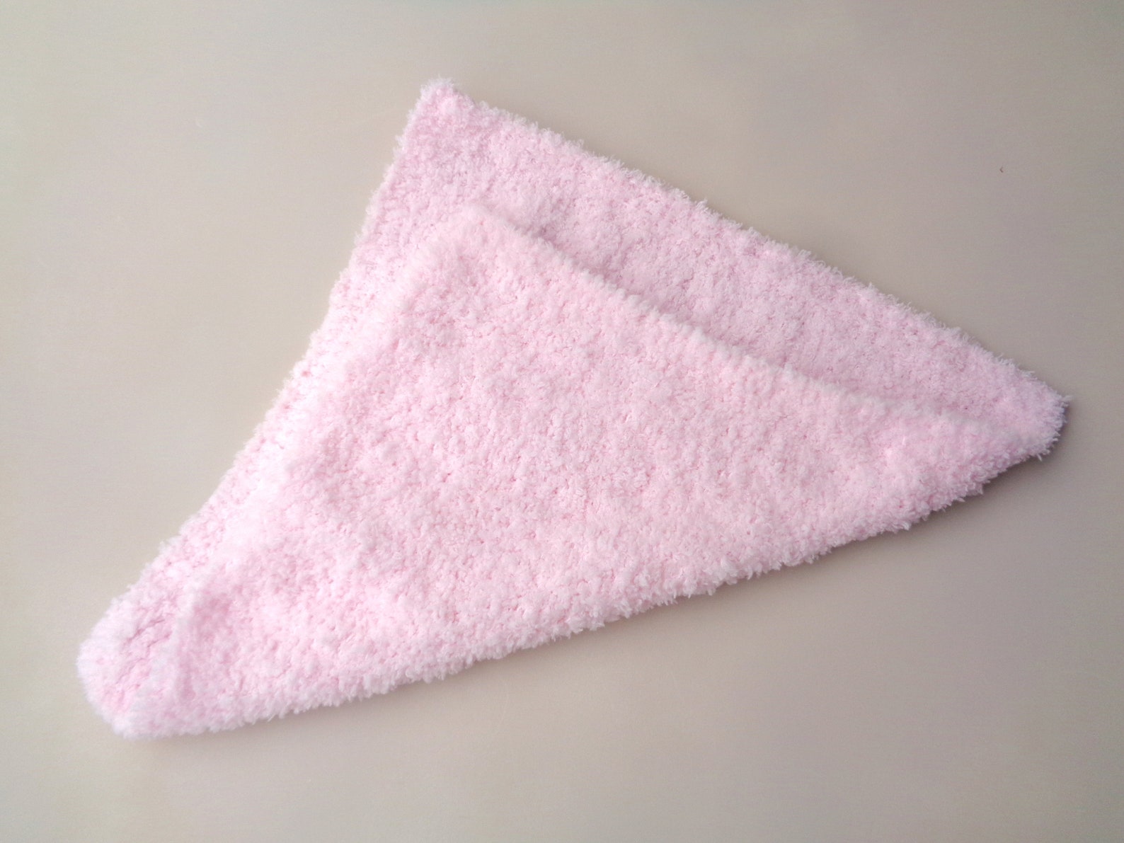 Plush Chenille Lovey Pale Pink Security Blanket Baby | Etsy