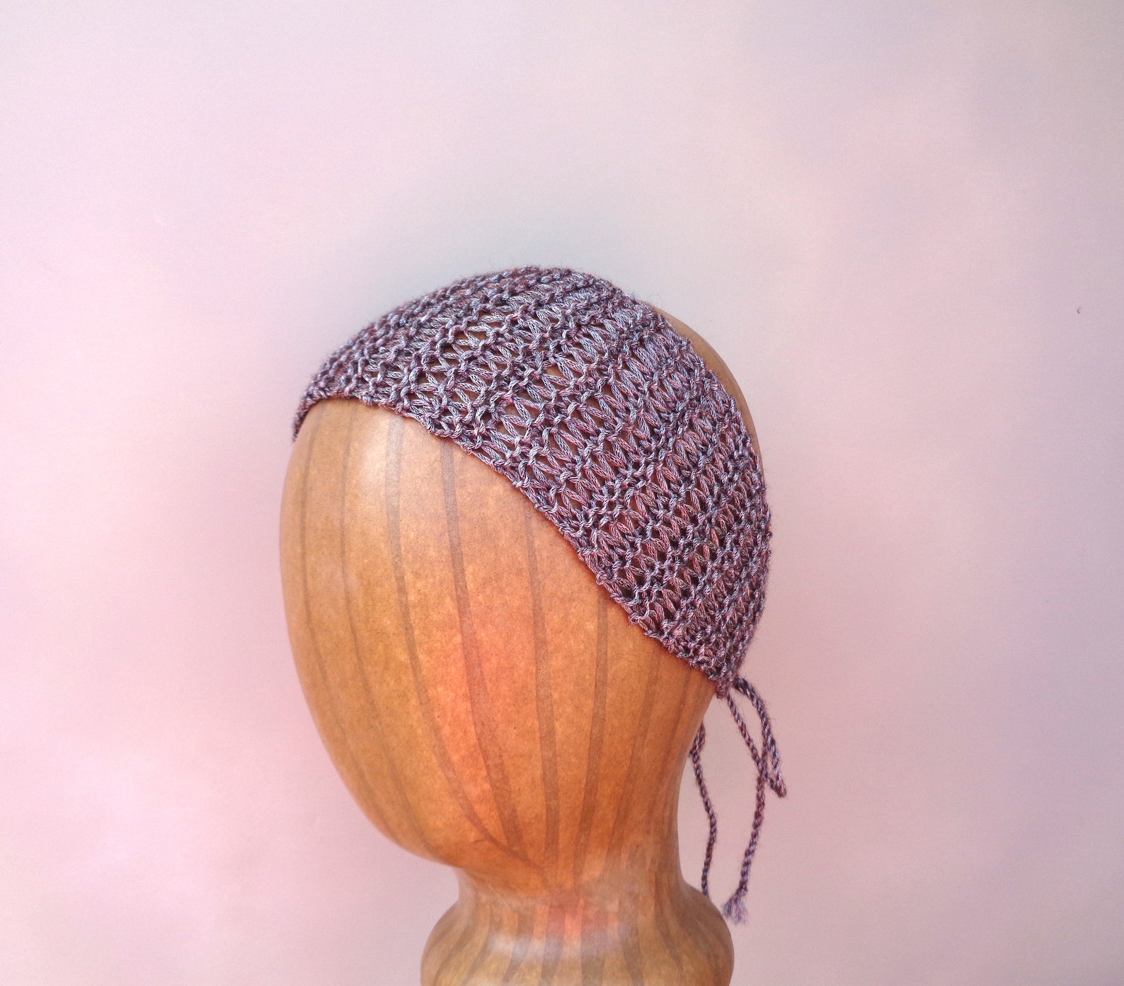 Lace String Headband CHOOSE Color Adjustable Tie Back Hand | Etsy