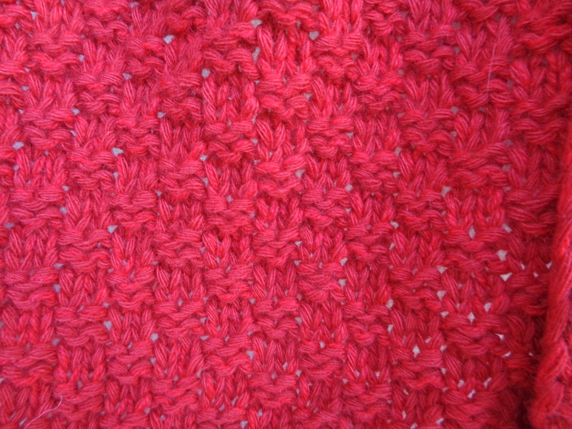 Bright Red Scarf for Men or Women Cashmere Merino Wool Long - Etsy