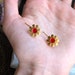 70s Vintage Daisy Earrings Flower Jewelry - Etsy