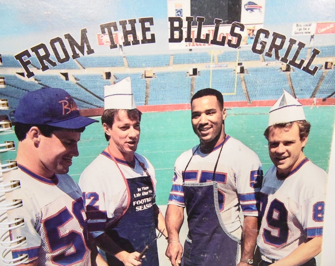 Buffalo Bills Cookbook, From the Bills Grill, Copyright 1988 - Etsy