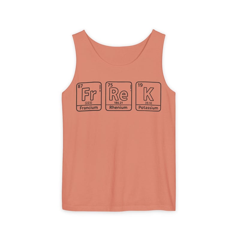 Funny Periodic Science Table Tank Top Shirt | Chemistry Student Jokes ...