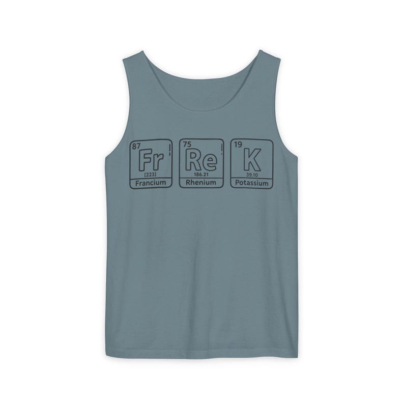Funny Periodic Science Table Tank Top Shirt | Chemistry Student Jokes ...