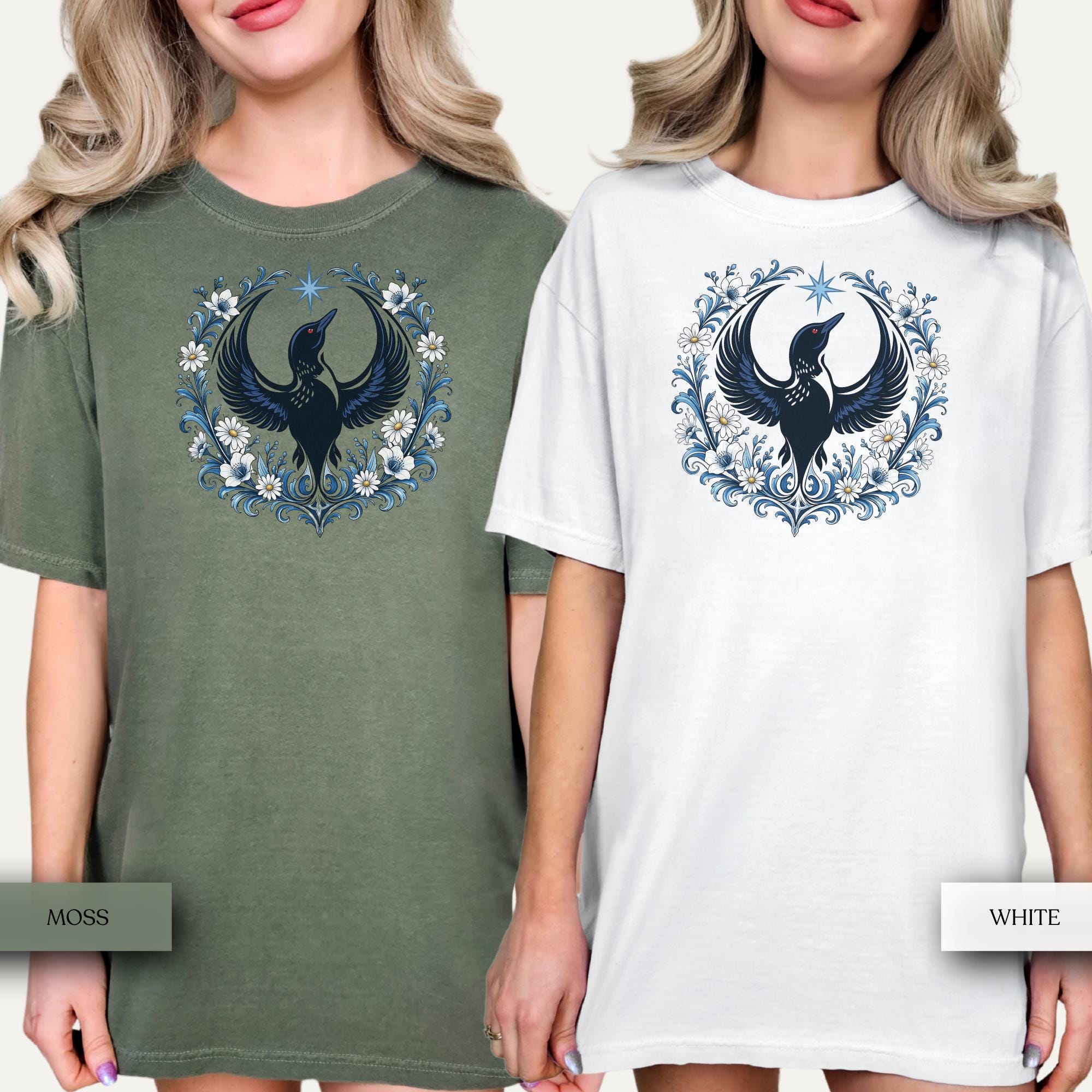 Minnesota Loon Shirt, MN State Bird Tee, Rebel Loon Comfort Colors T ...