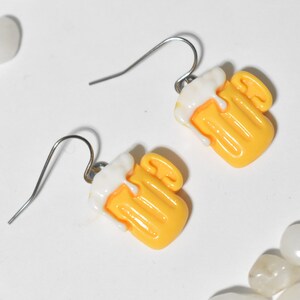 Beer Earrings, Beer Mug Earrings, Beer Cup Earrings, Beer Jewelry ...